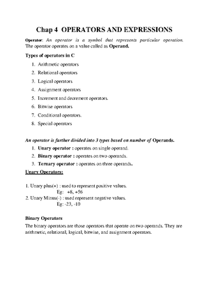 C Program Basics 1-3 - Chapter-2 (Unit -1) C PROGRMMING BASIC CONCEPTS C Character Set ...