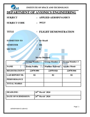 To measure the lift and drag of NACA 0015 airfoil (without flaps) at ...