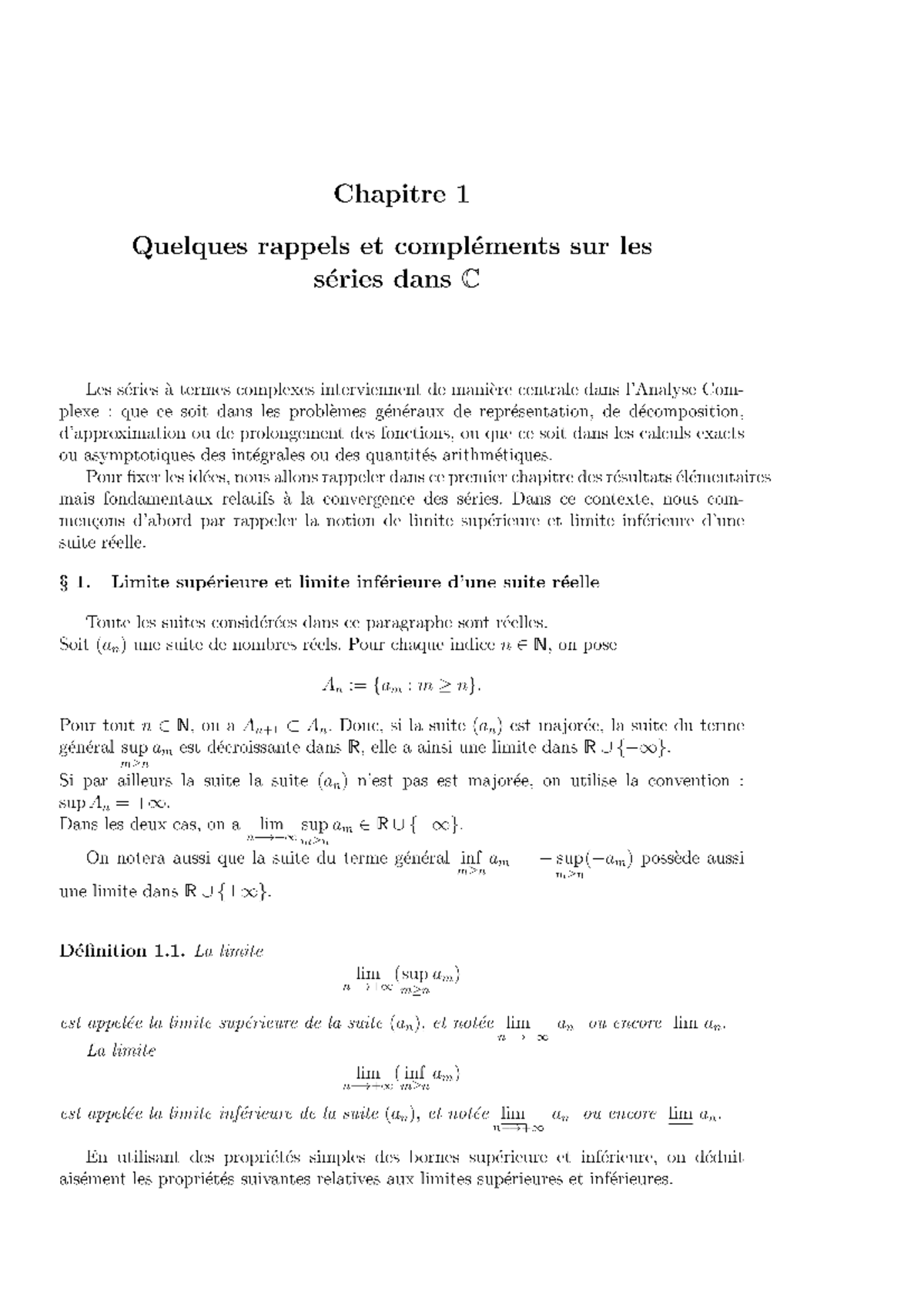 Cours-complexe-2020 cours exercices complexe SMA S5 4nov 2020 - Variable Complexe - Studocu