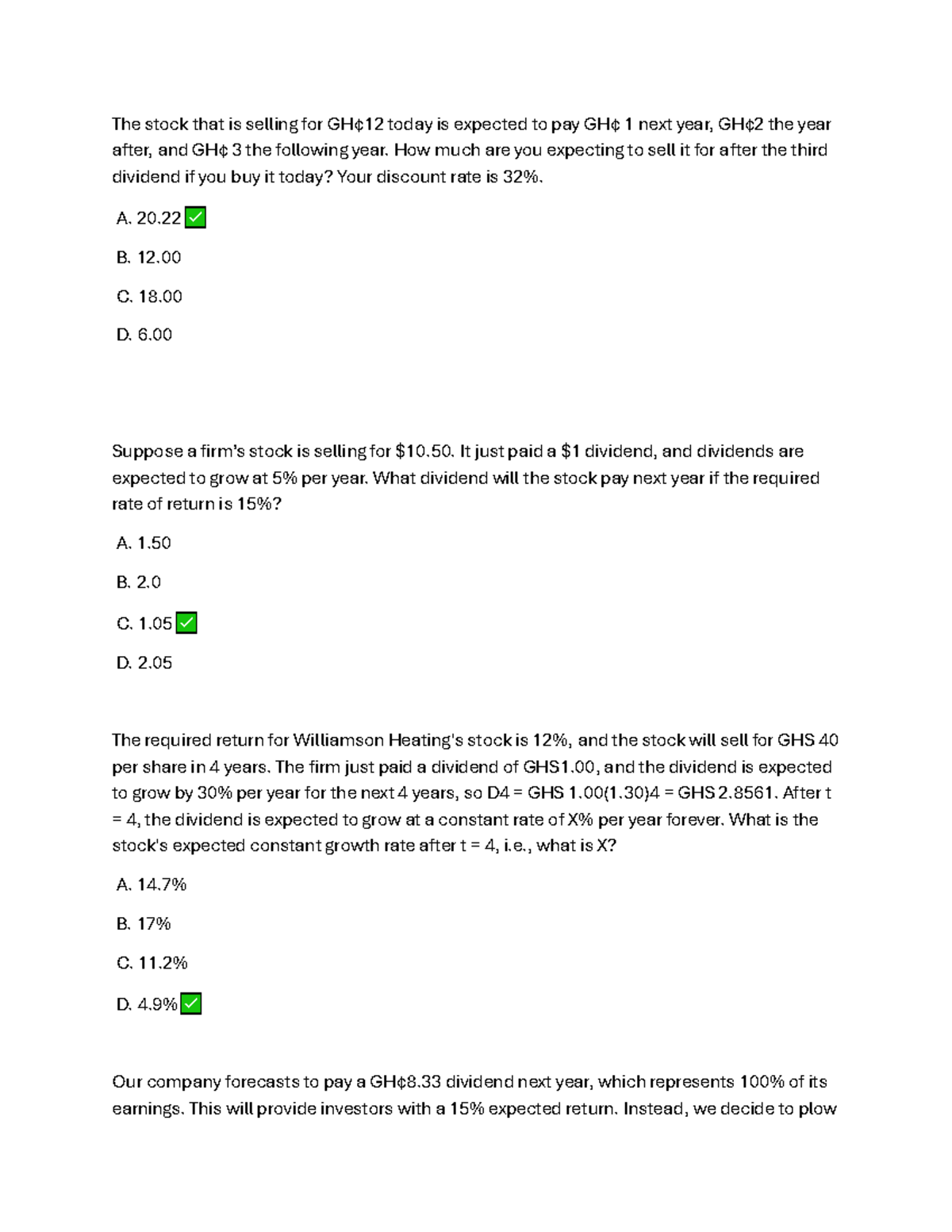 Business Finance 2 IA - A practice question for students on bonds ...