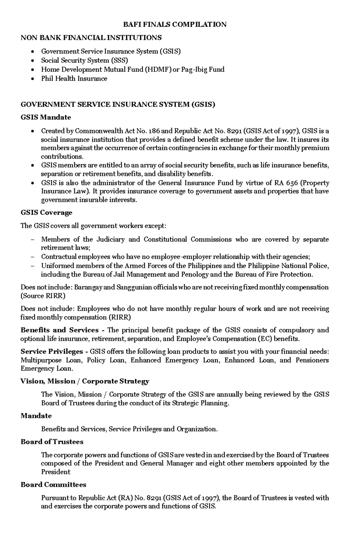 BAFI- Finals- Compilation - BAFI FINALS COMPILATION NON BANK FINANCIAL ...