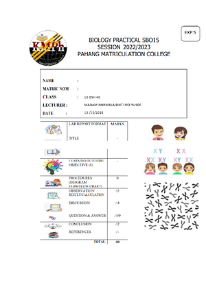 Bio lab report exp3 - Experiment 3: Transport Across Membrane Objective ...