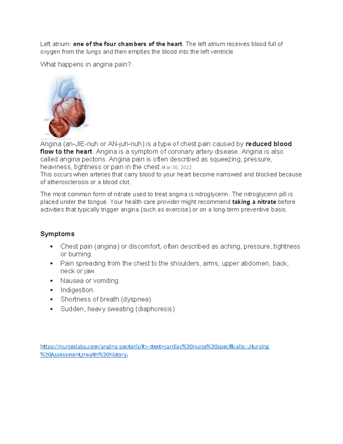 Left atrium - Cardiac Cycle - Left atrium: one of the four chambers of ...