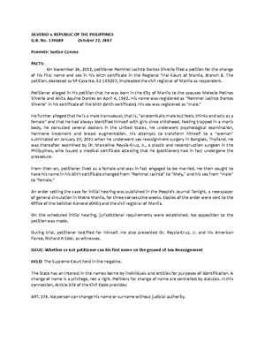 ( September 13, 2023) Constitutional LAW I CASE Digest (Venus ...