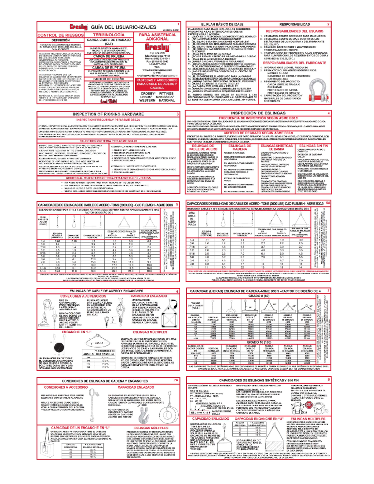 Cartilla Crosby Rigging - Teoria De Maquinas Y Mecanismos - Studocu