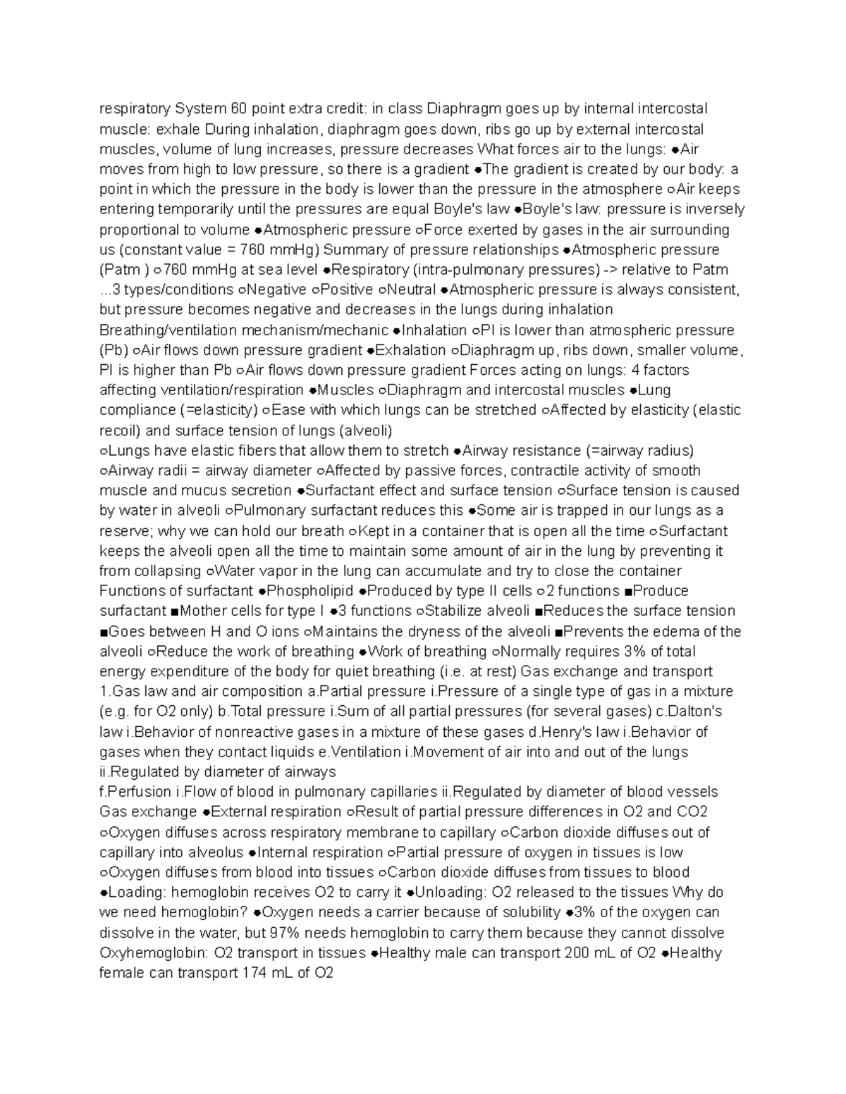 respiratory system - . types/conditions Negative Positive Neutral ...