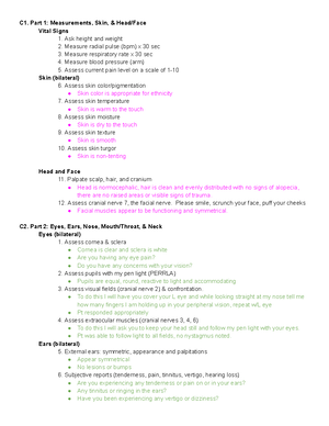 D222 Comprehensive Health Assessment Template - 1 D222: Comprehensive ...