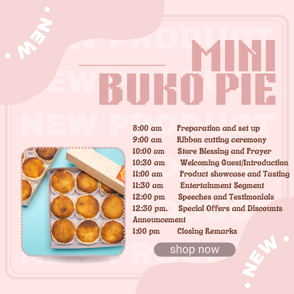 MINI BUKO PIE - mini buko pie - NEW PRODUCT NEW PRODUCT NEW PRODUCT NEW ...