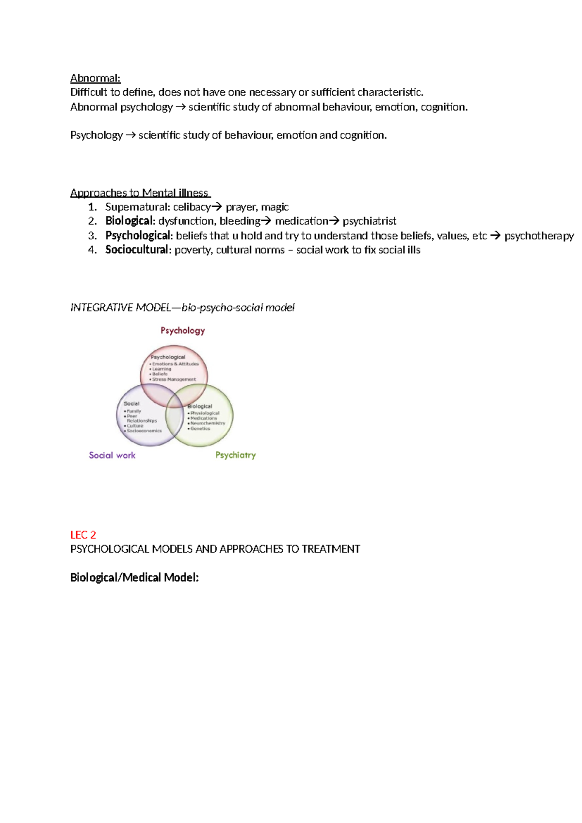 Abnormal - ddd - Abnormal: Difficult to define, does not have one ...