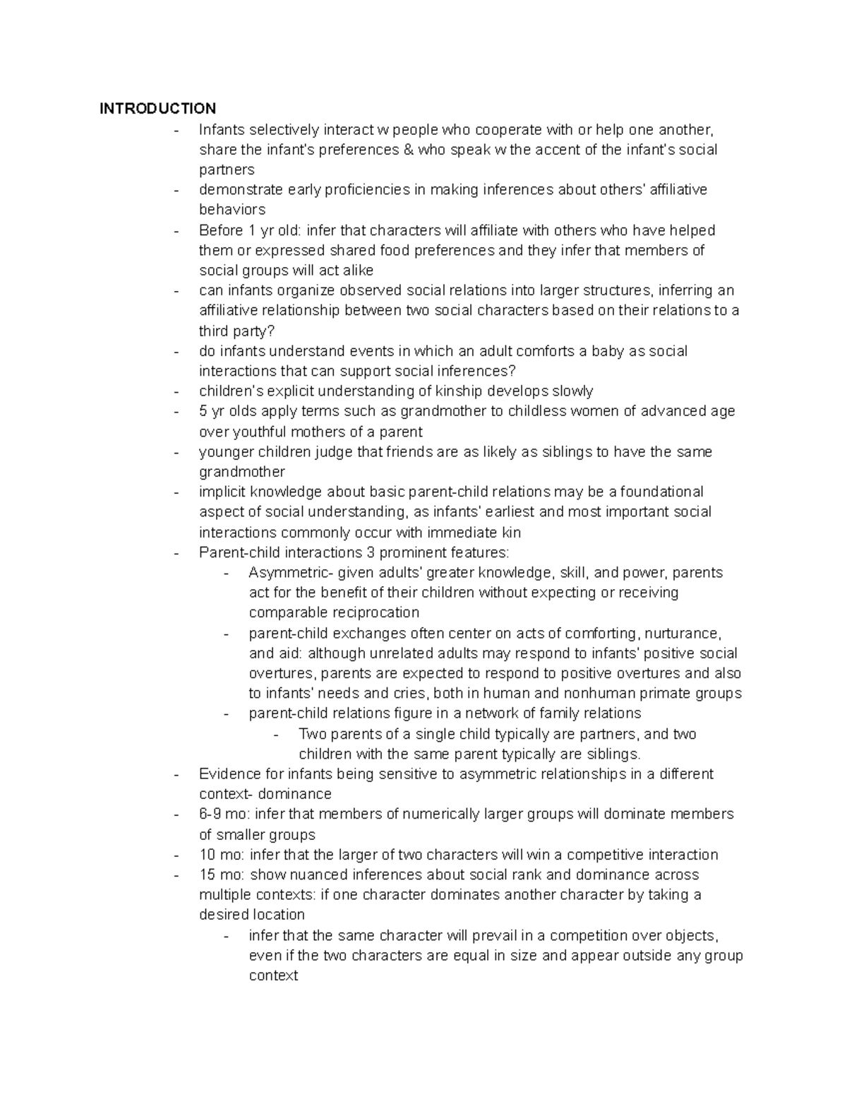 Eli article summary 2 - This was taken Fall 2020 with Prof. Liberman ...