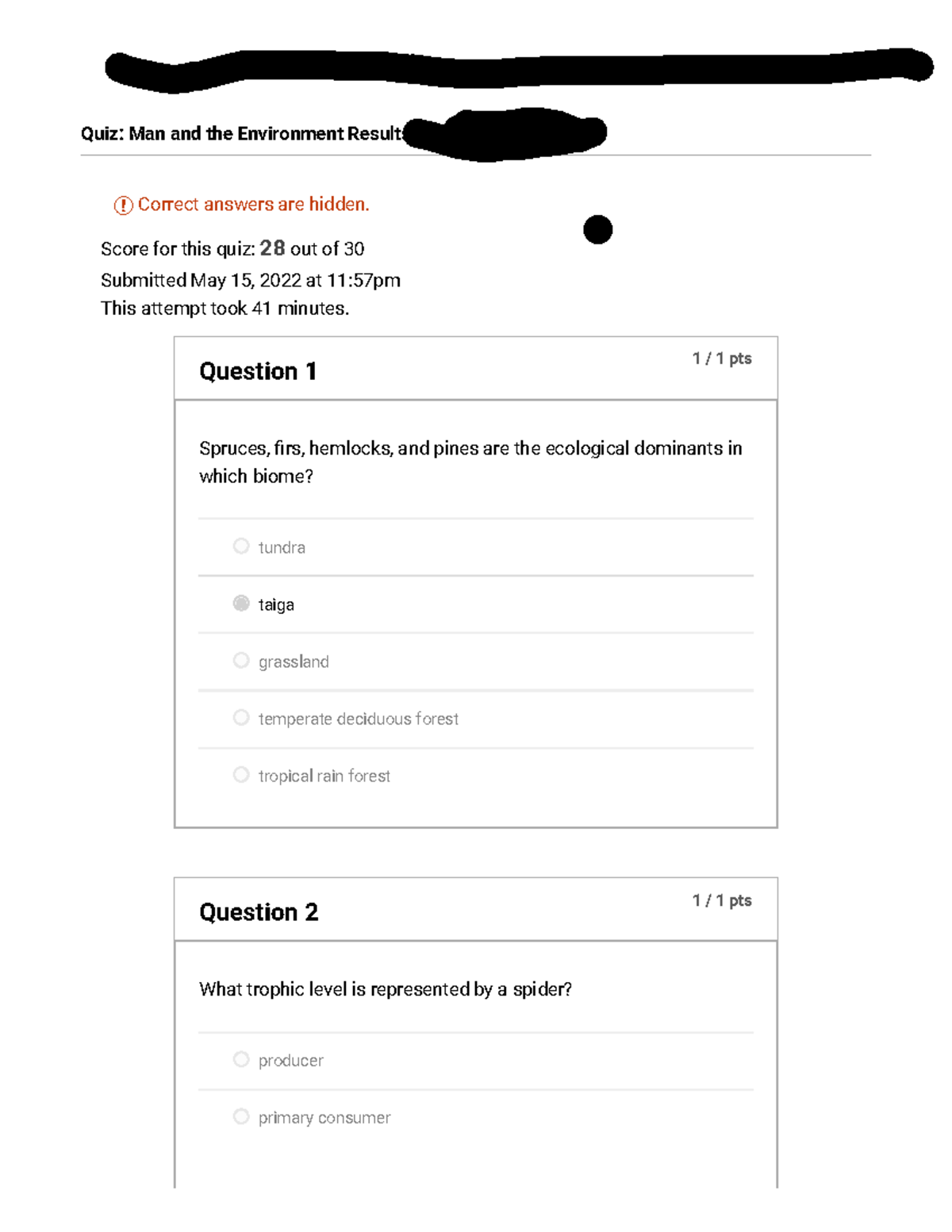 Quiz History Quiz Man and the Environment - Skip to Main Content Quiz: Man and the Environment ...