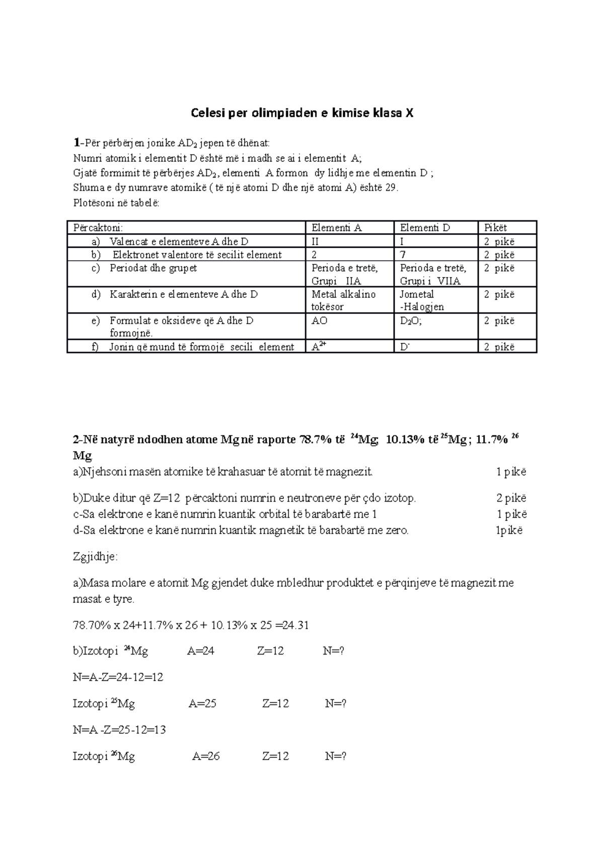 Celesi KIMI - Just this lol - Celesi per olimpiaden e kimise klasa X 1 ...