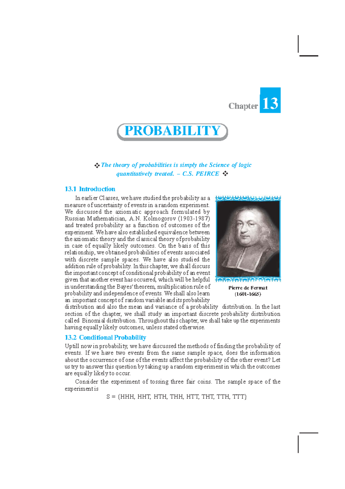 Ncert-Books-for-class 12-Maths-Chapter 13 - PROBABILITY 531 The theory ...