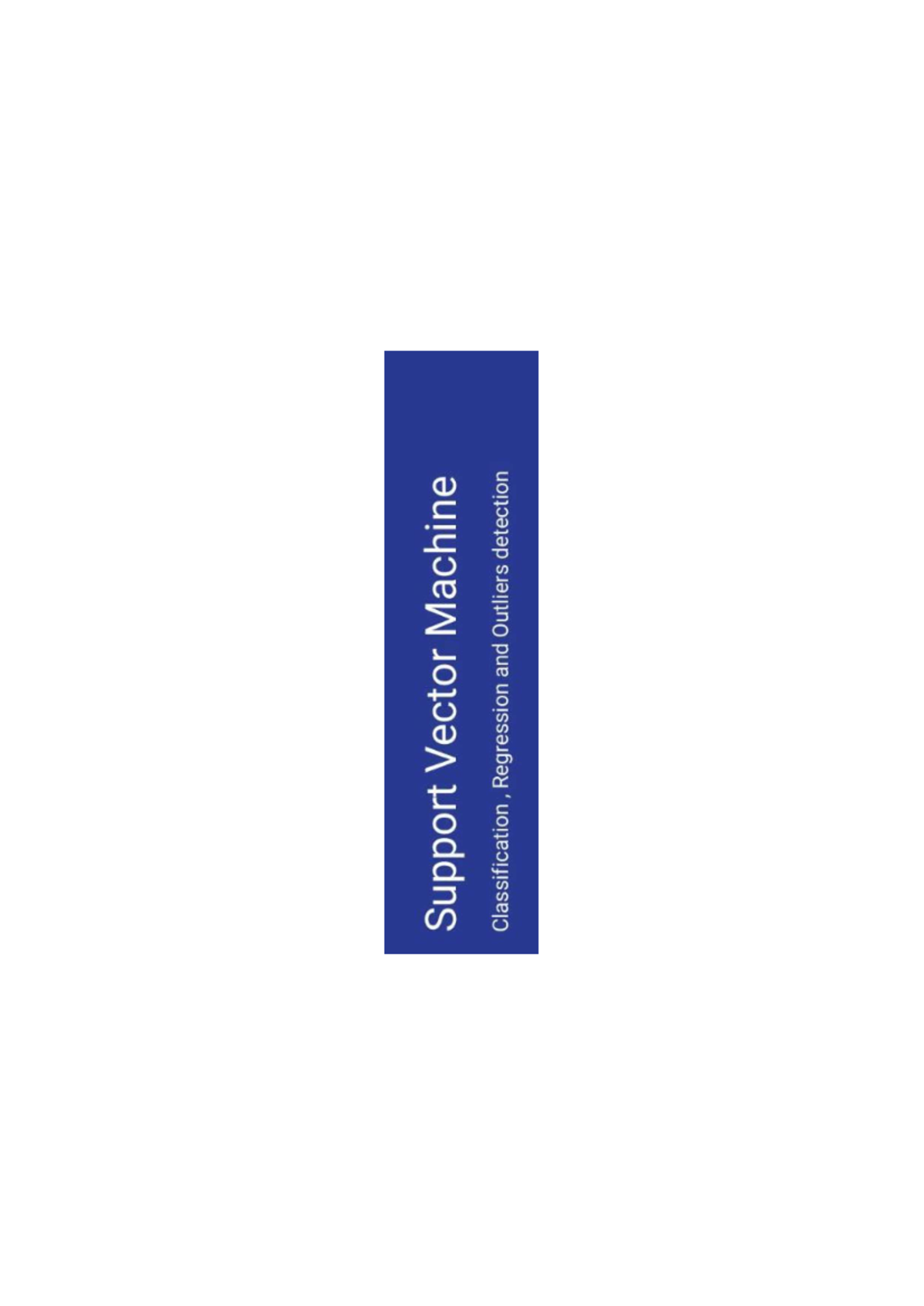 SVM - Machine Learning - Studocu SVM - Machine Learning - Studocu