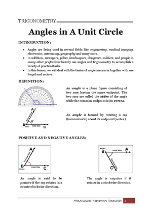 CPAR 122 WEEK 1 10 BY KUYA Jovert 1 - Pre-Calculus - Studocu