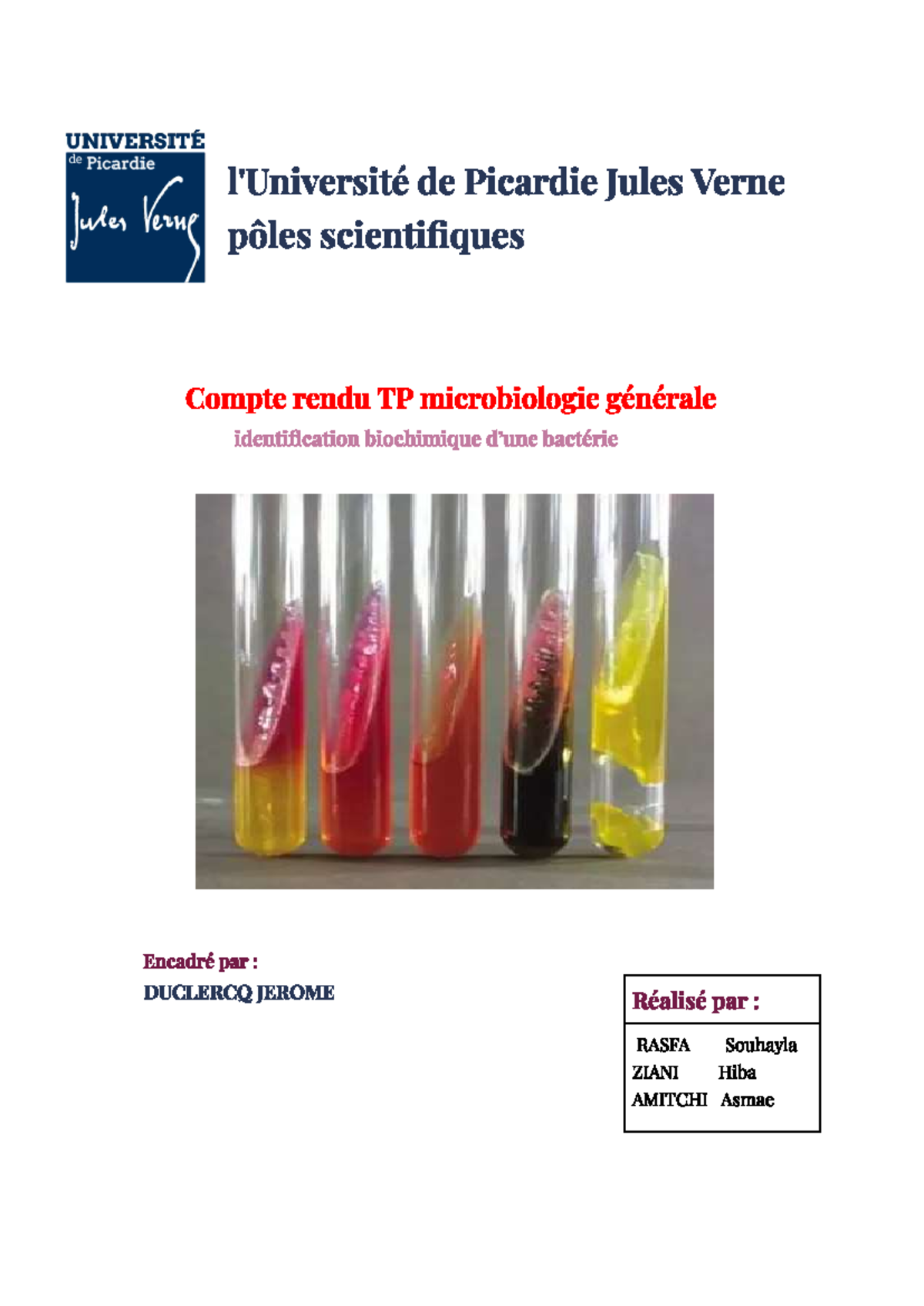 TP 2 microbiologie - Elle permet de mieux comprendre les caractéristiques physiologiques et ...