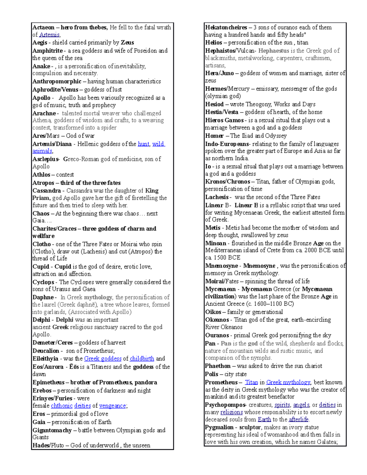Study guide greek mythology - Actaeon – hero from thebes, He fell to ...