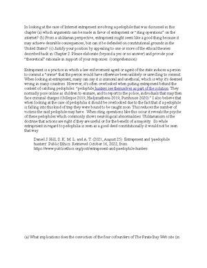 Joda AD Q8 - Cybersecurity ethics assignments - (a) Has protection for ...