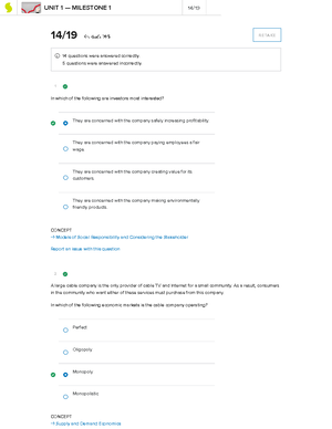 Unit 1 milestone 1 computer basic - 17/17 that's 100% RETAKE 17 ...