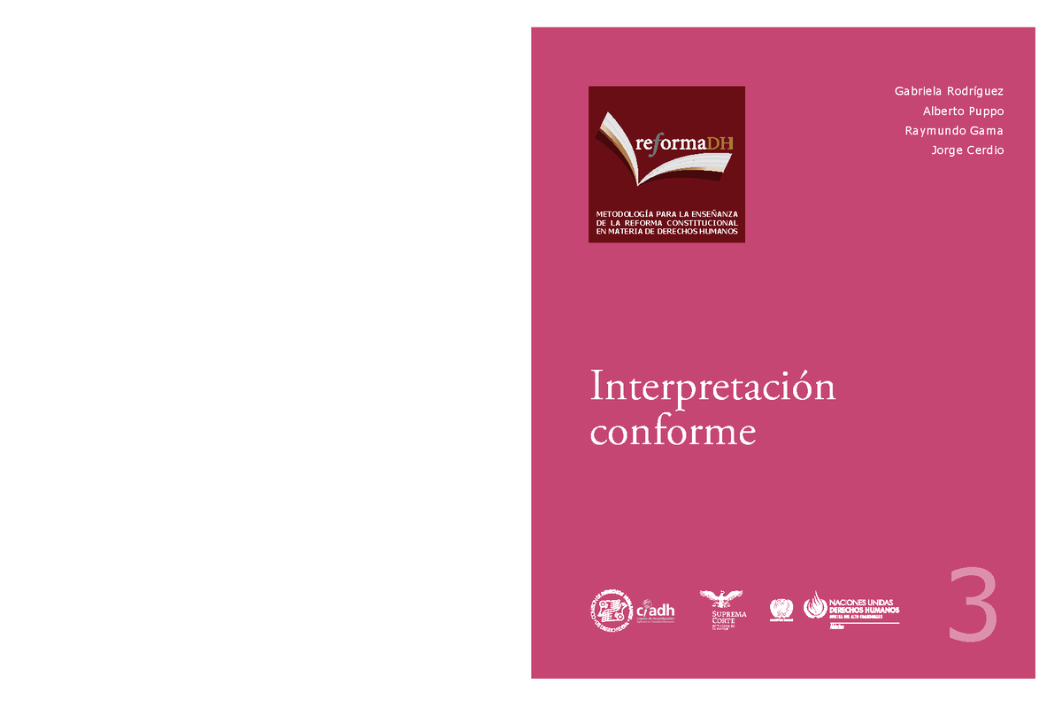 3 Interpretacion - Apuntes - Interpretación conforme Gabriela Rodríguez ...