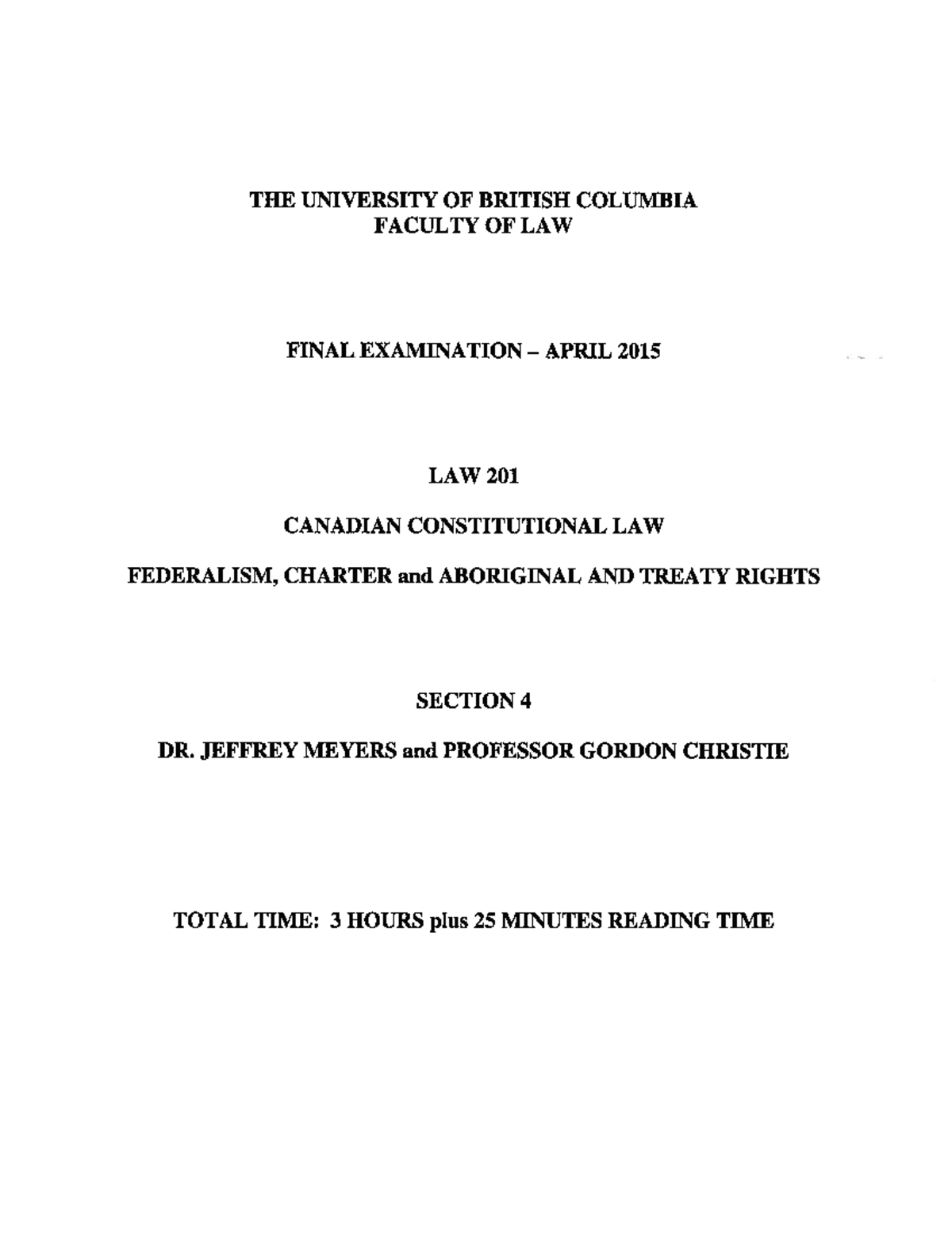 Exam April 2015 Questions Section 4 Warning Decodescan