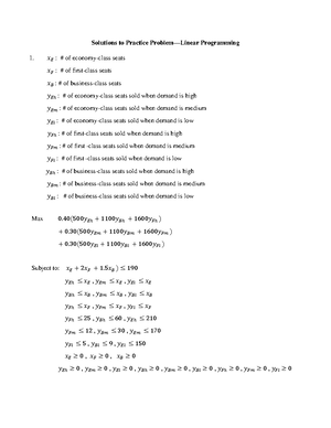(Questions) Practice Problems Statistical Decision Making - Practice ...