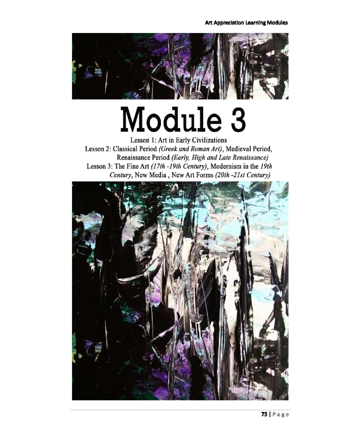 Module-3-Lesson-1 - Gecart - Art Appreciation Learning Modules Module 3 ...