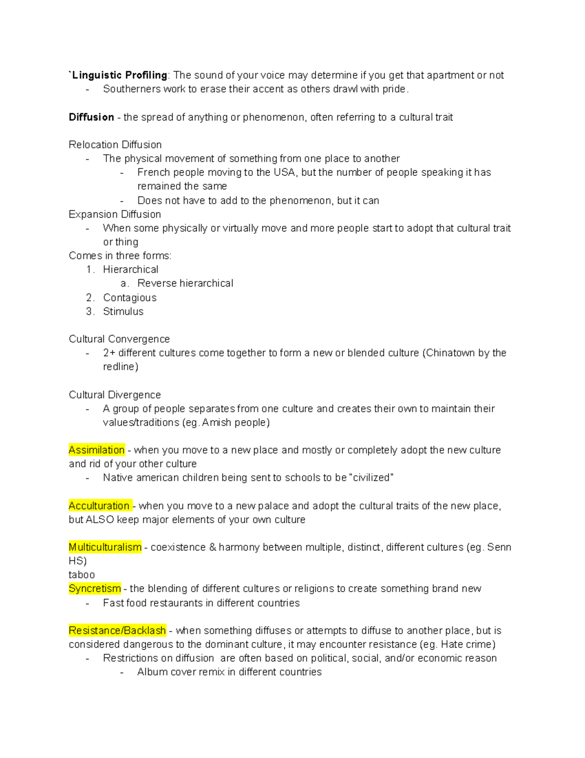 Diffusion Notes - `Linguistic Profiling: The sound of your voice may ...