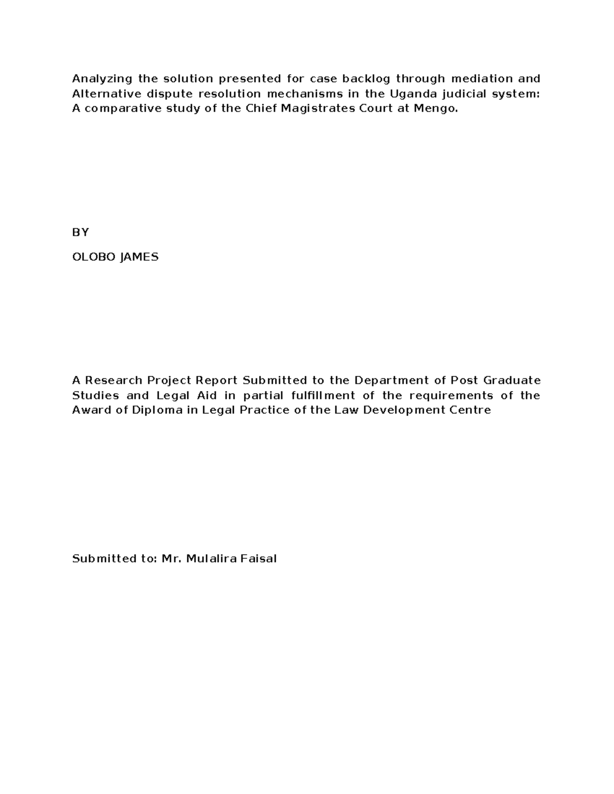 Analyzing THE Solution Presented FOR CAS - Analyzing the solution ...