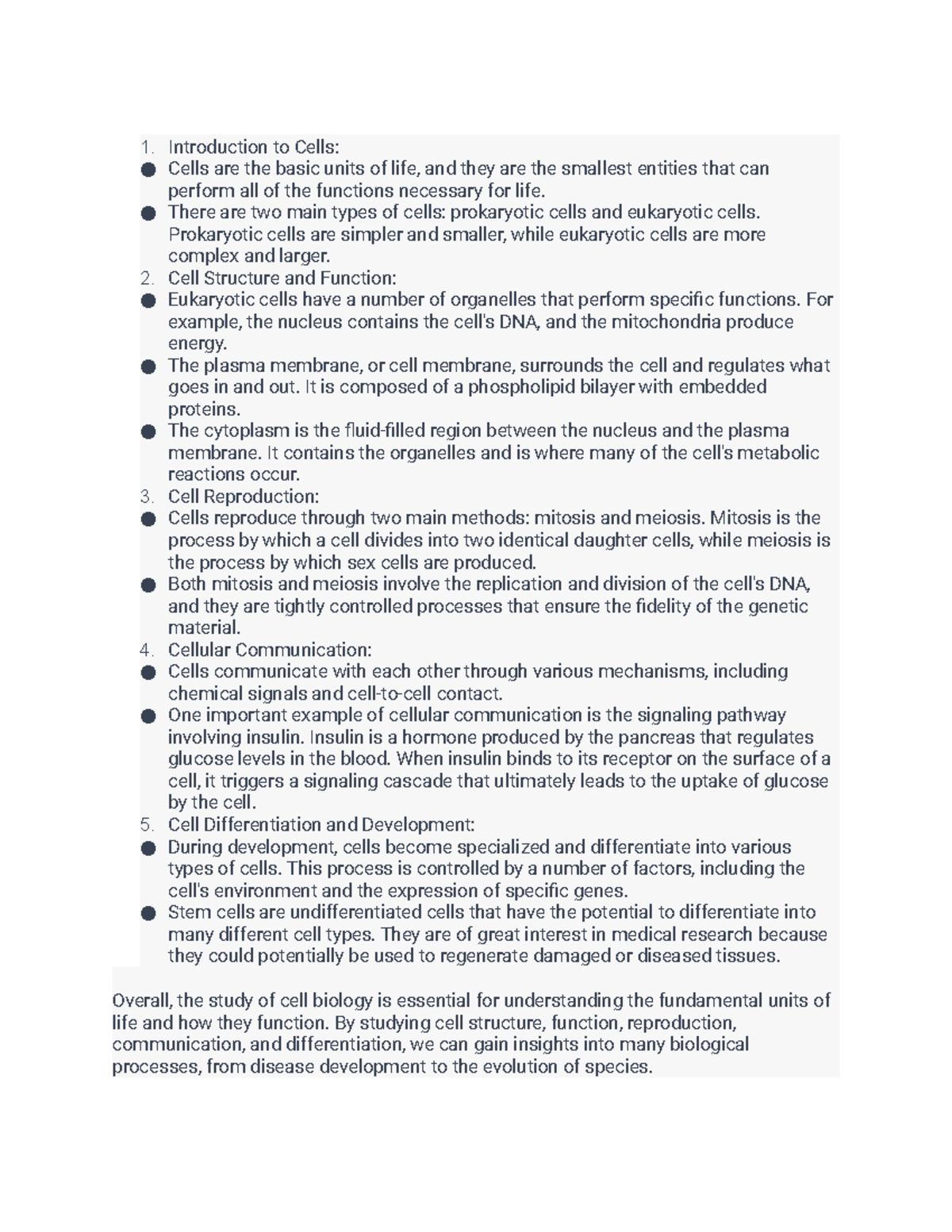 Introduction to Cells - Introduction to Cells: Cells are the basic ...