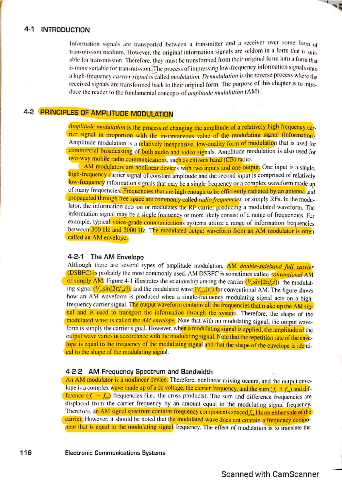 2.1Amplitude Modulation part 1 - Computer Engineering - Studocu
