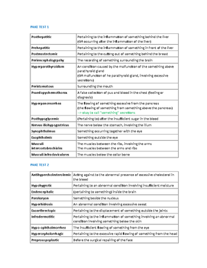 Medical Terms #2 - Chapter 6 Rhin: nose Nas: nose Sin(us): sinus Sept ...