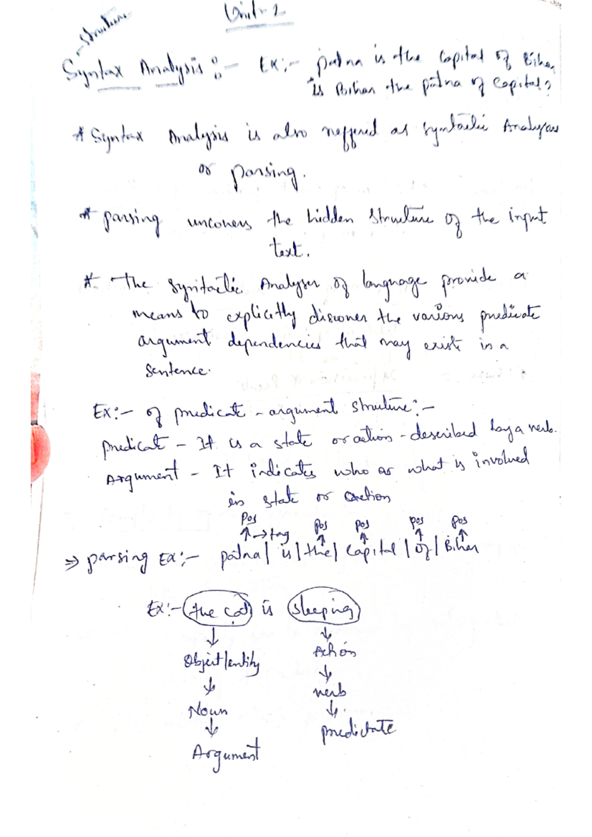 NLP UNIT-2 - Natural Language Processing - Studocu