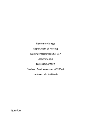 Procedure manual - Practical - 1COMPONENT TASK HANDING OVER THE WARD ...