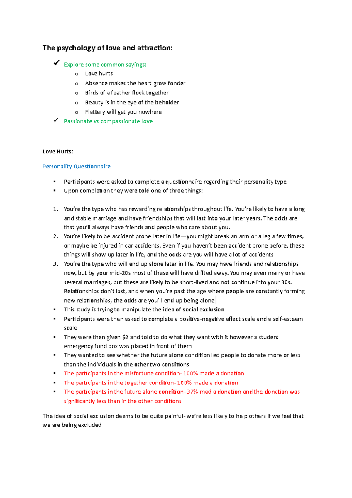 The psychology of love and attraction - You’re likely to have a long ...