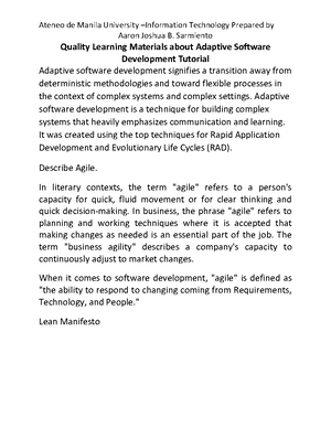 Study Guide About Decision Making in Python - Aaron Joshua B. Sarmiento ...