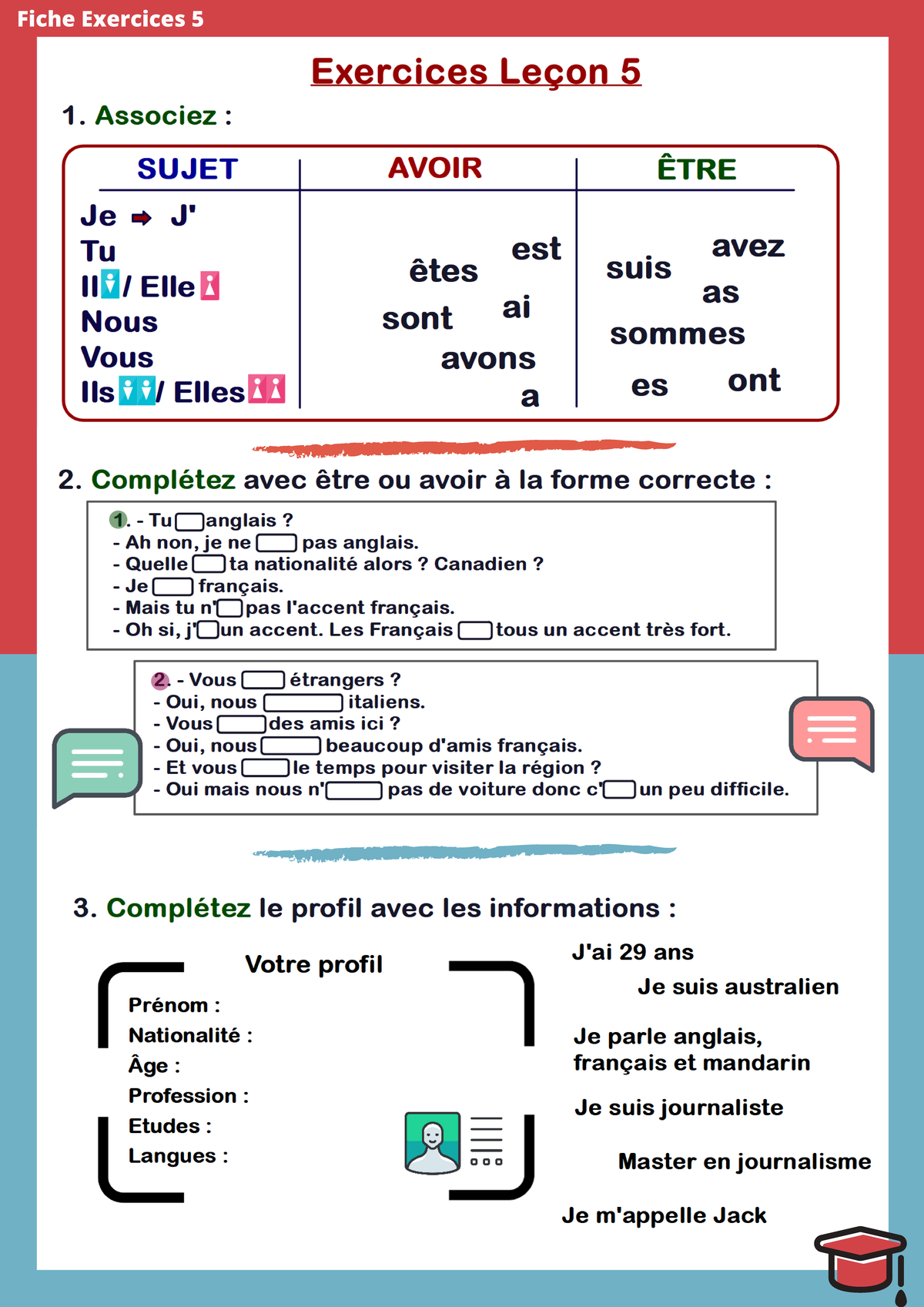 Cours+5+Fiche+Exercices - FRAN 211 - Fiche Exercices Fiche Exercices ...