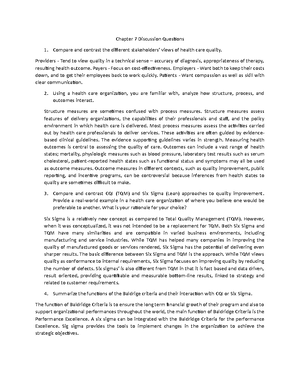 Chapter 4 Discussion Questions - Chapter 4 Discussion Questions 1 ...