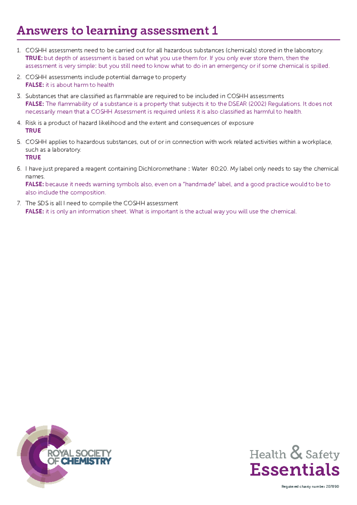 091304 coshh answers amended - 16-23 November 2013 Health & Safety ...