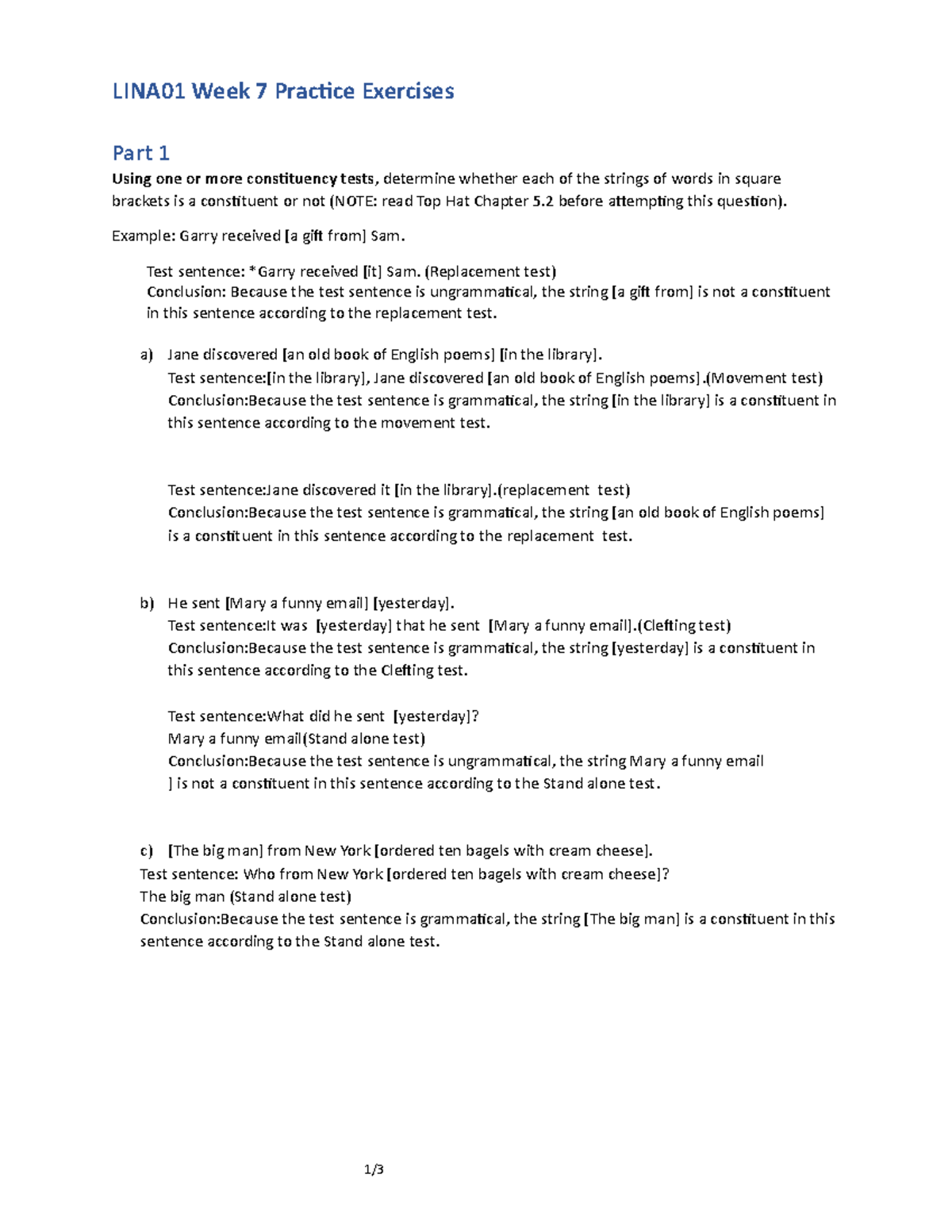 Week 7-Practice ExercisesTopic 5 - Scanned Slides - Part ...