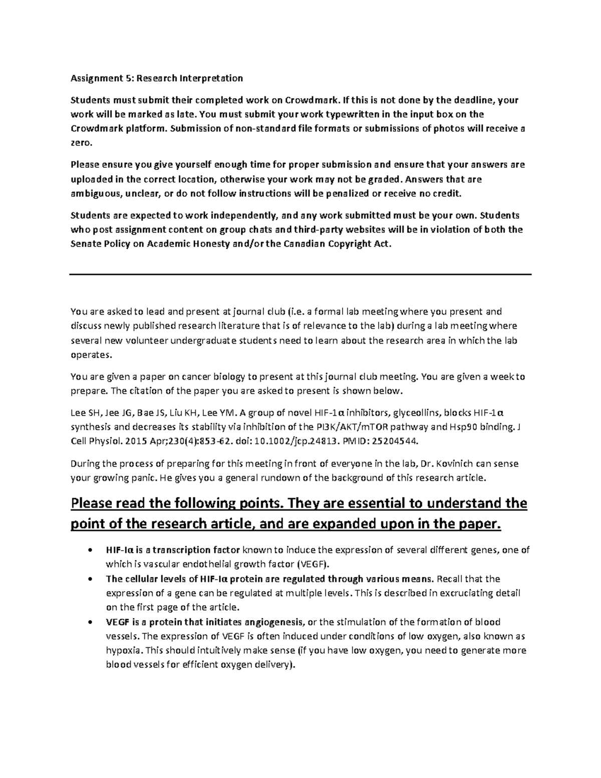 Assignment 5 - this is the assignment given for us - Assignment 5 ...