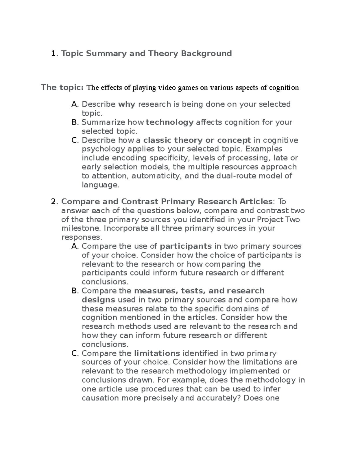Blog project - The instruction in more detailed - Topic Summary and ...