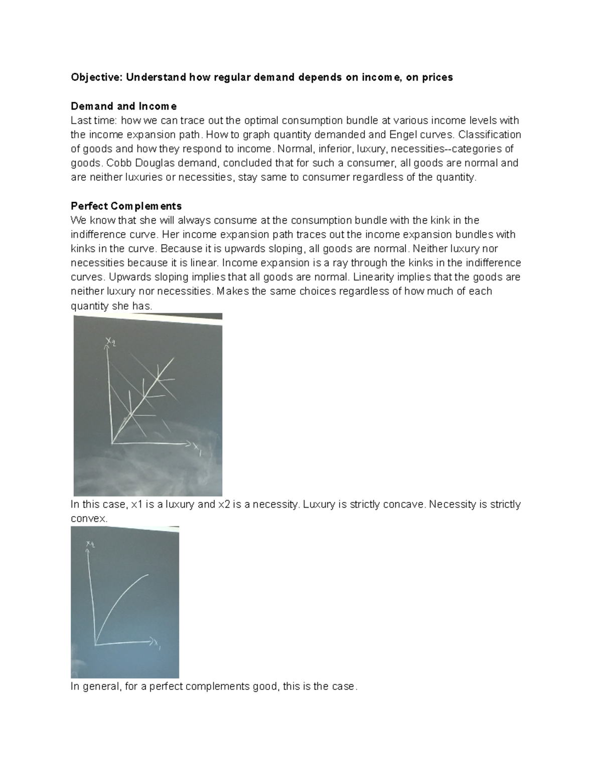 Lecture 11 - Demand and Income Influencing Variables - Objective ...