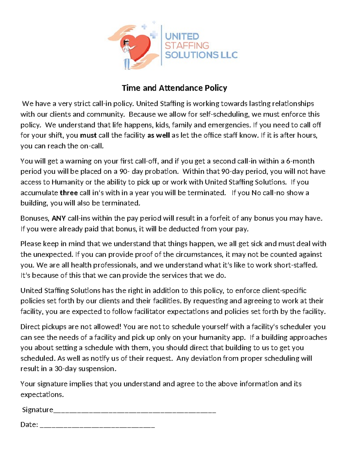 Time+and+Attendance+policy+ - Time and Attendance Policy We have a very ...