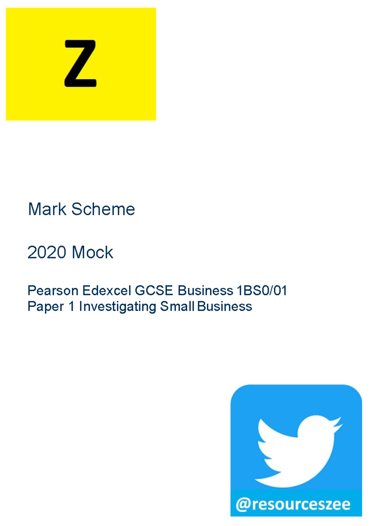 Theme 1 Paper 1 Mark Scheme Mark Scheme 2020 Mock Pearson Edexcel