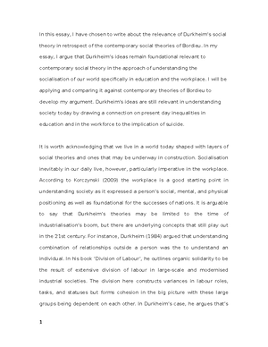 The concept of Anomie by Emile Durkheim - The concept of Anomie refers ...
