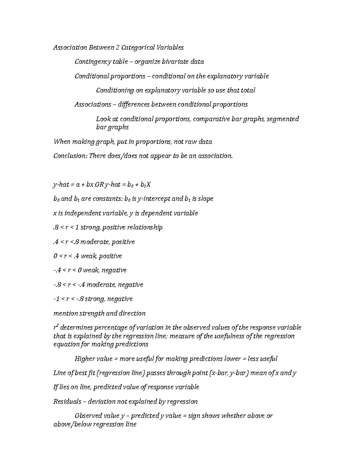 Lecture 10 notes - Covers associations - Association Between 2 ...