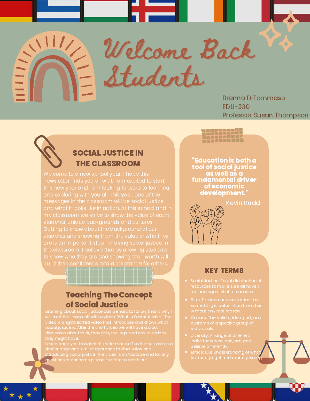 Classroom Newsletter - Welcome BackWelcome Back Students Students ...