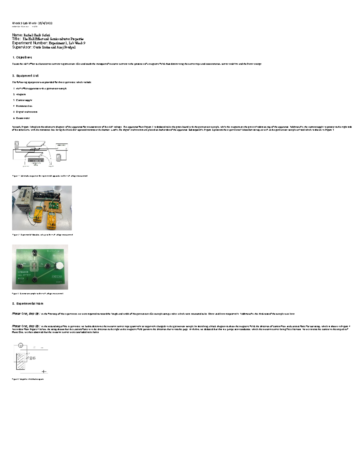 Experiment 1 Logbook - Studocu