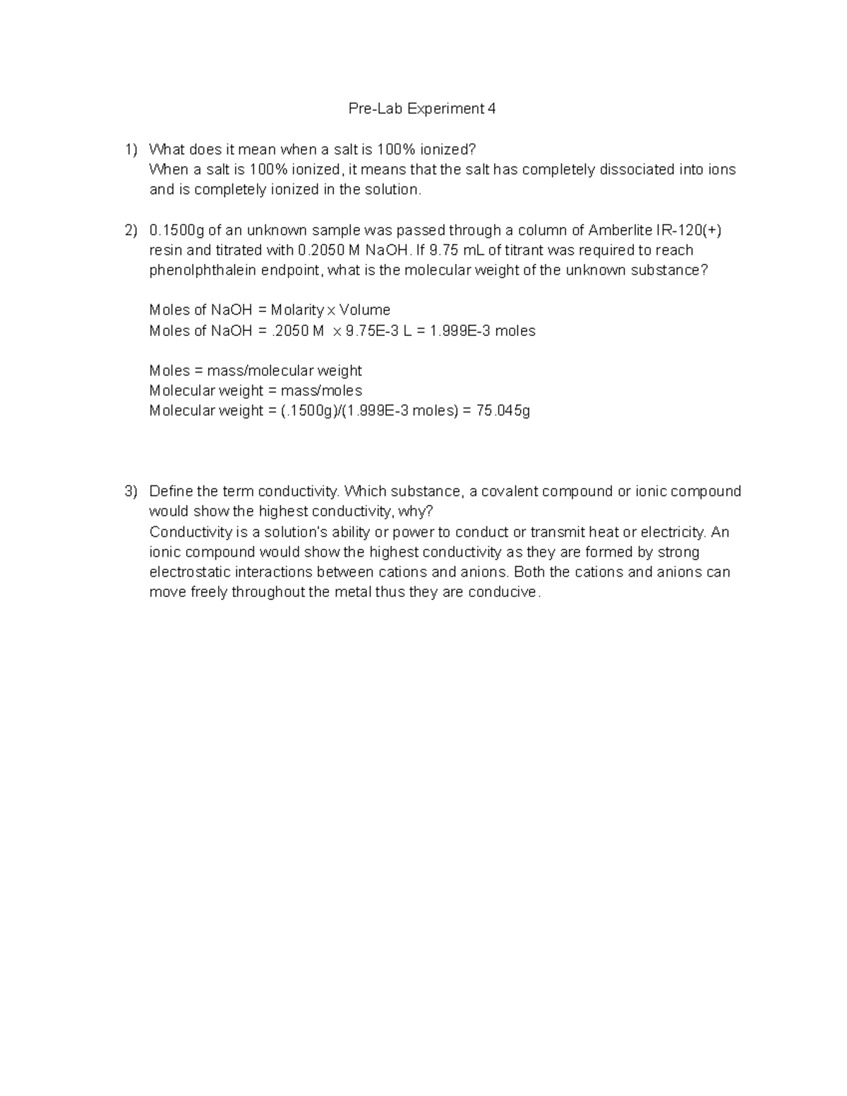 Lab 4 Chemistry at Angeline Barron blog